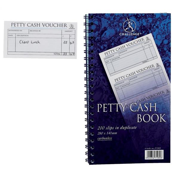 Receipt Book TOPS Duplicate Petty Cash Book Petty Cash Tin